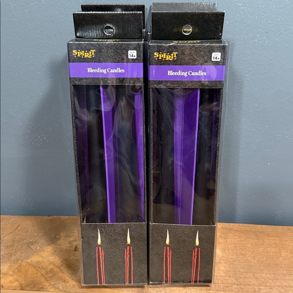 Spirit | Holiday | Spirit Bleeding Black Candles Bleeds Red Wax 4 Boxes ...